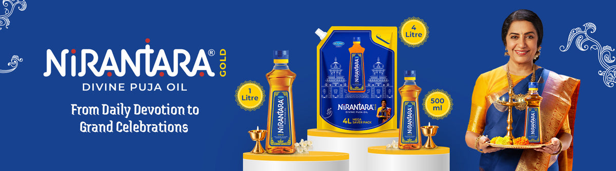 Nirantara Gold Divine Puja Oil